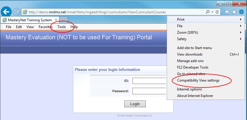 Compatibility View Settings Vista download free - omegainter